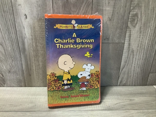 A CHARLIE BROWN Thanksgiving VHS Clamshell Peanuts Classic 1973 New and ...