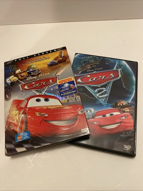 DISNEY PIXAR’S CARS 1 and Cars 2 DVD Bundle £8.91 - PicClick UK