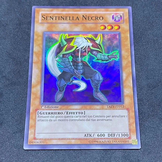 CARTA YU GI oh Sentinella Necro SUPER RARA TAEV-IT012 1° Edizione NM EUR 6,90 - PicClick FR