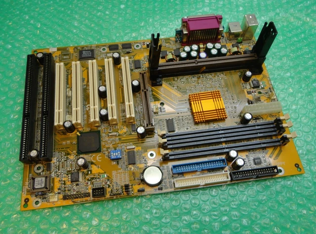 GIGABYTE GA-7IXE REV 1.1 Slot A AMD Motherboard with 1 x AGP, 2 x ISA ...
