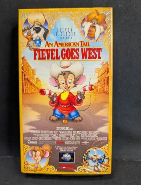 An American Tail Fievel Goes West Vhs 1991 New Sealed Stamped 53 69