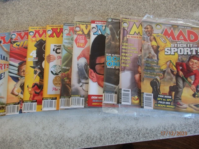 AUSTRALIAN MAD MAGAZINE Classics - 10 issues Numbers 60 to 69 $100.00 ...