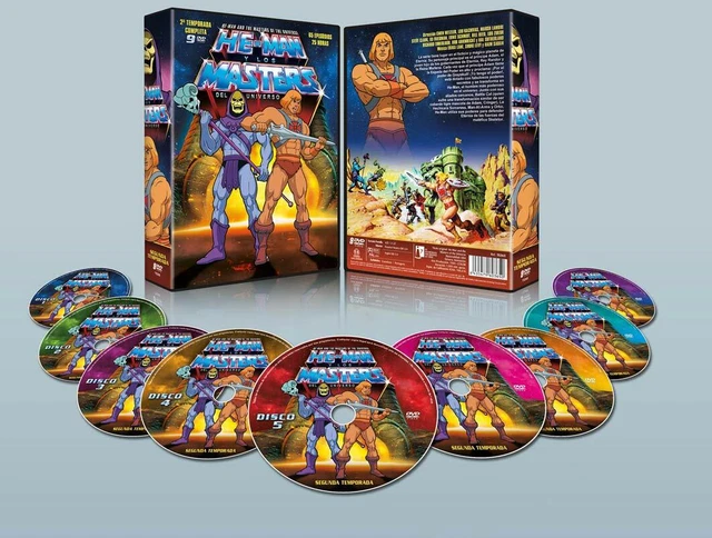 HE-MAN AND THE Masters Of The Universe Season 2 **Dvd R2** 9 Disc - 65 ...