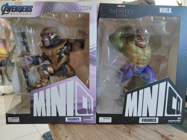 PACK MARVEL FIGURES Mini Co. Thanos Avengers Endgame & Hulk Infinity ...