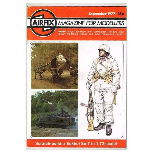 AIRFIX MAGAZINE SEPTEMBER 1977 mbox3605/i Scratch-Build a Sukhoi Su-7 ...