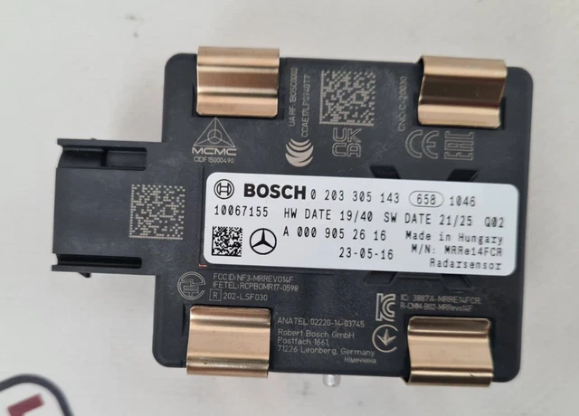 ORIGINAL MERCEDES-BENZ RADARSENSOR Distronic Radar Sensor A0009052616 ...