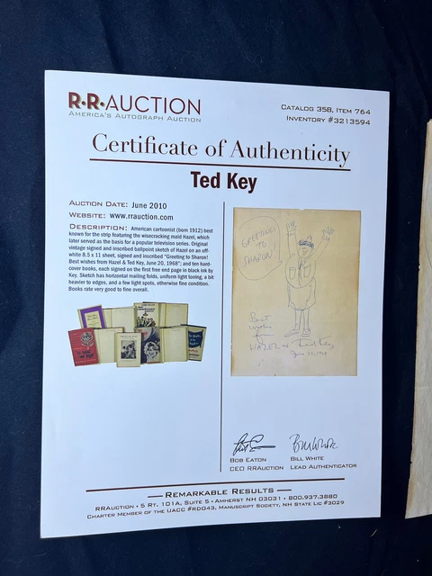 CARTOONIST TED KEY Original Artwork Comic Strip Hazel L@@K! £61.94 ...