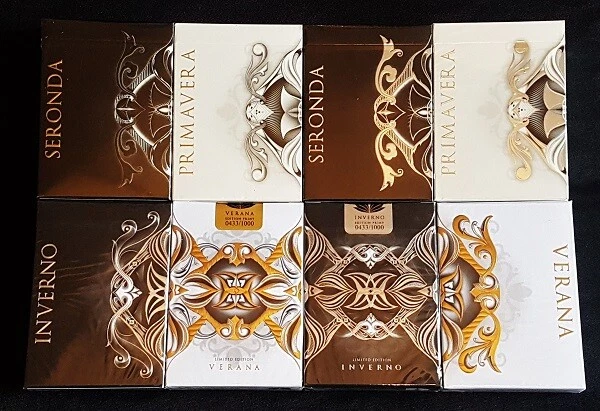 SEASONS PLAYING CARDS (Complete 8 Deck Set) RARE EUR 304,33 - PicClick IT