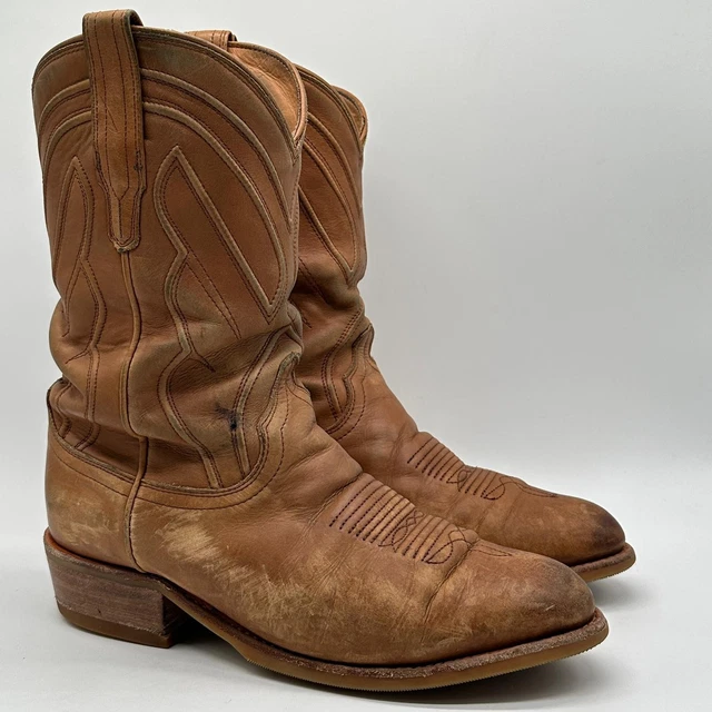 TECOVAS THE JASON Cowboystiefel Western Handmade Boots Echtleder Gr. 42 ...