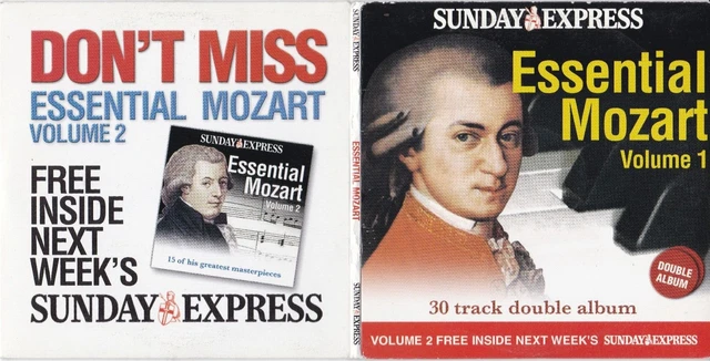 ESSENTIAL MOZART ( SUNDAY EXPRESS Newspaper Double Album ) EUR 2,40 ...