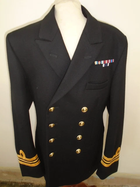ROYAL NAVY MENS Officers No.1B Jacket Lieutenant Commander 102Cm ...