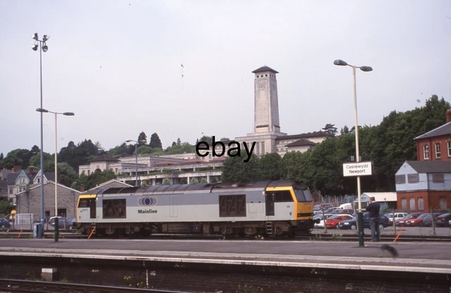 35MM RAILWAY SLIDE- Mainline Loco Class 60. 60077 @ Newport £2.99 ...