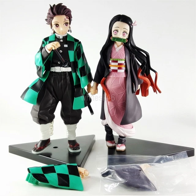 BANPRESTO DEMON SLAYER figure set Tanjiro & Nezuko Brother & Sister ...