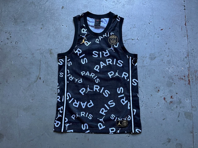 NIKE MICHAEL JORDAN Paris Saint-Germain PSG Basketball Tank Top Jersey ...