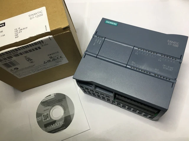 SIEMENS SIMATIC S7-1200 Cpu Module - Cpu 1214C - 6Es7 214-1Ag40-0Xb0 EUR 280,00 - PicClick DE
