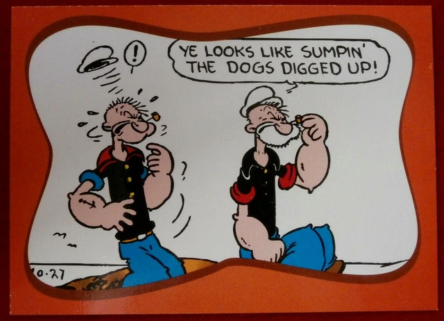 POPEYE - CARD #90 - SITUATIONS: POPEYE AND POOPDECK PAPPY £2.99 ...