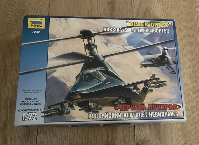 L276 ZVEZDA MODEL Kit 7232 - Black Ghost Russian Stealth Attack ...