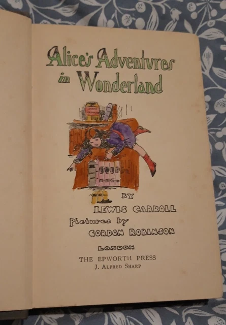 STUNNING ALICE IN Wonderland with Color Illustrations By Gordon ...