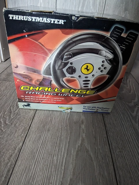 THRUSTMASTER CHALLENGE ROUE de course Ferrari Playstation PS1 - PS2 ...