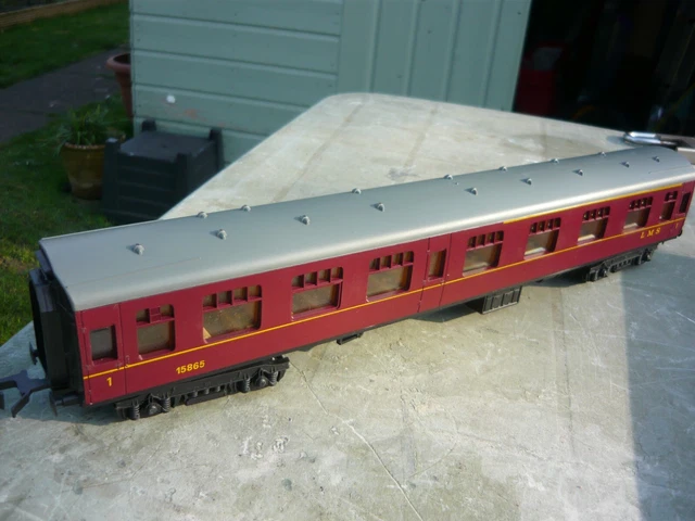 LMS MAROON COACH O Gauge Lima Boxed 15865 Carriage £38.16 - PicClick UK