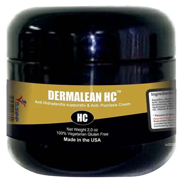 DERMALEAN HC-HIDRADENITIS SUPPURATIVA Skin HS Cream Apocrine Gland ...