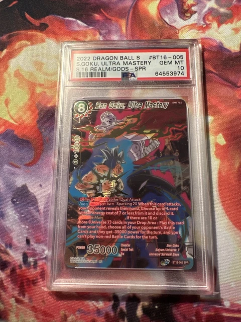 2022 DRAGON BALL Super Son Goku Ultra Mastery BT16-005 SPR Realm of Gods PSA 10 $27.00 - PicClick CA
