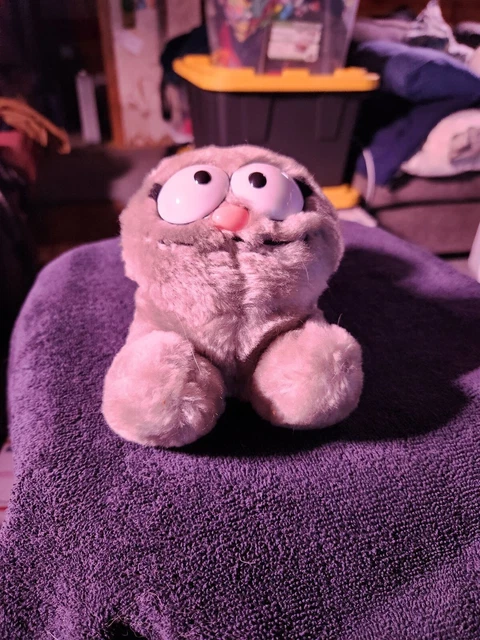 VINTAGE 1983 GARFIELD Nermal Laying Down Plush Grey Cat Fun Farm $22.50 ...