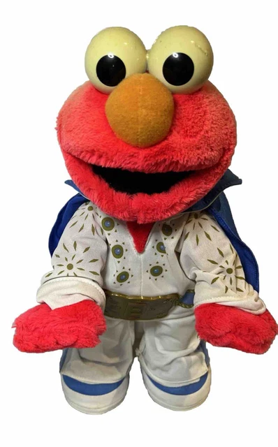 ELMO ELVIS MATTEL 2000 Sesame Street Singing Dancing Plush Fisher Price ...