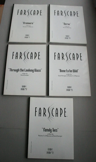 FARSCAPE 5 X Bound Reproduction Scripts Form Season One Including ...