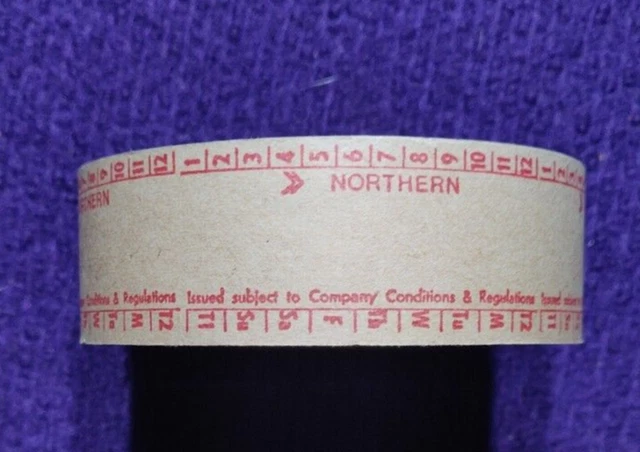 NORTHERN NATIONAL BUS Co. SETRIGHT BUS COACH TICKET MACHINE ROLL £26.72 ...