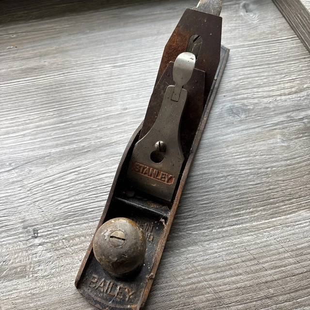 VINTAGE STANLEY BAILEY Number 5 Jack Bench Plane Made In England £36.95 ...