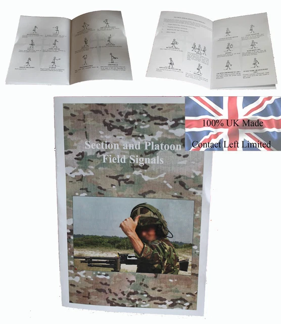 BRITISH MILITARY HAND Signals Booklet - Official Section and Platoon ...