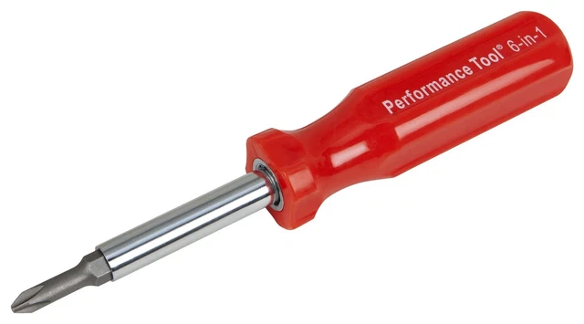 PERFORMANCE TOOL W975 6-in-1 Quick Change Screwdriver £8.24 - PicClick UK