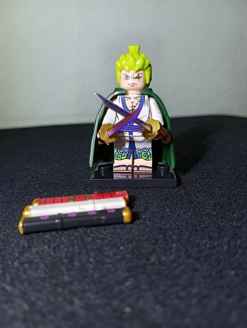 ONEPIECE RORONOA ZORO Wano LEGO Brand Compatible Anime Manga Mini ...