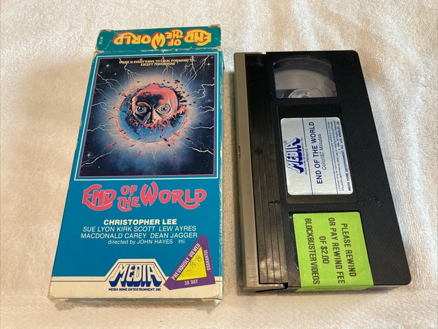 END OF THE World VHS Sci Fi Christopher Lee Lew Ayres MEDIA rabat ...