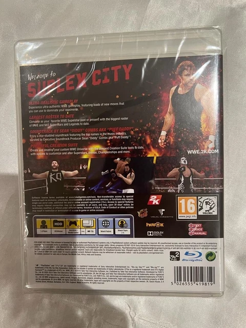 WWE 2K17 PS3 Wrestling 2k Game - NEW SONY FACTORY SEALED UK £51.00 ...