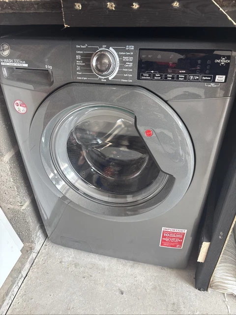 HOOVER H-WASH 300 Plus 9kg Washing Machine Grey £208.68 - PicClick UK