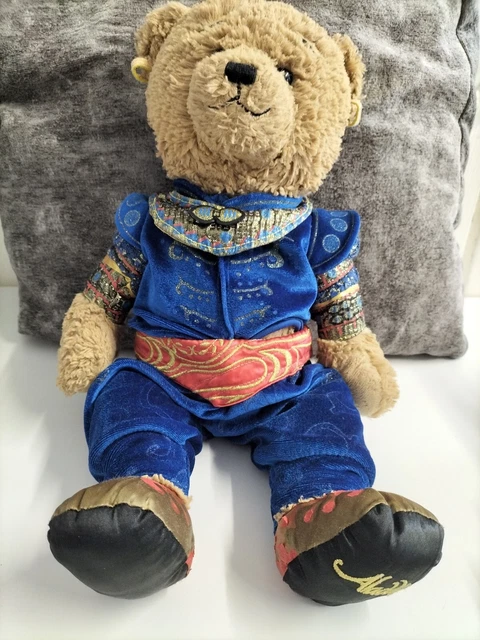 DISNEY ALADDIN THE Musical Show Genie soft plush Toy Doll Teddy Bear £7 ...