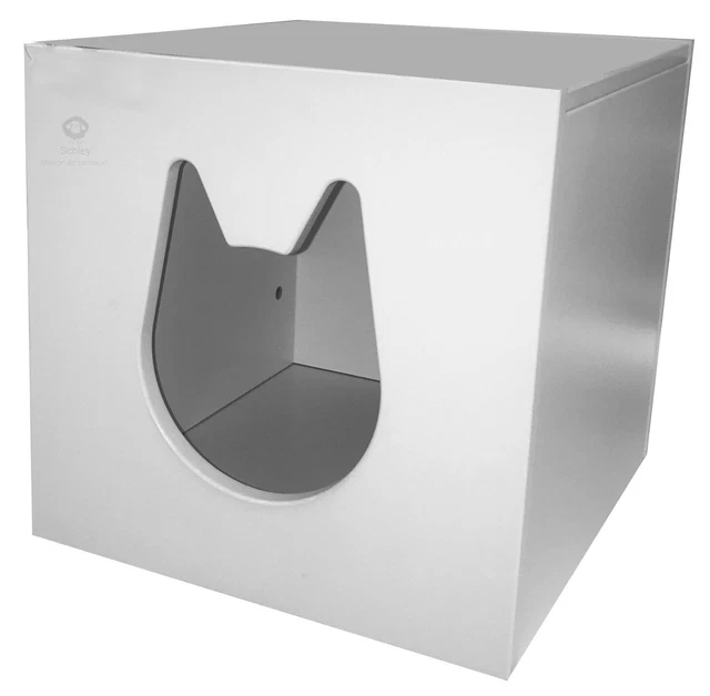 KALLAX, CAT HOUSE, box, insert for cats, shelf insert, white, IKEA £39. ...