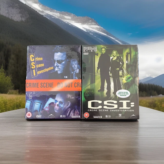 CSI CRIME SCENE Investigation - Season 1 Part 2 & Season 2 Part 1 DVD ...