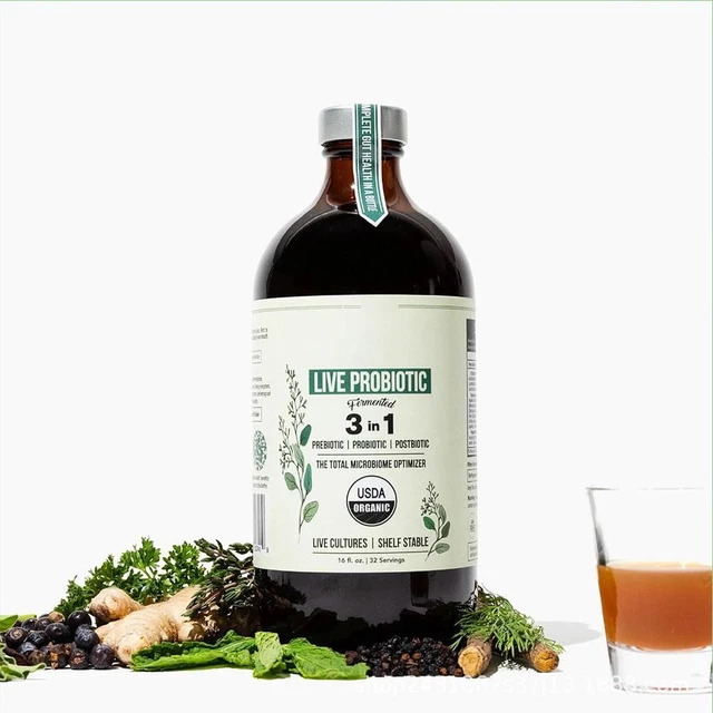 3 IN 1 Probiotic supplement - Prebiotic Probiotic Postbiotic Supplement - 480ml EUR 19,31 ...