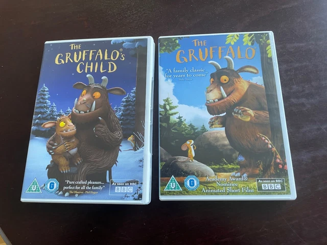 JULIA DONALDSON'S 'THE Gruffalo' and 'The Gruffalo's Child' two DVDs ...