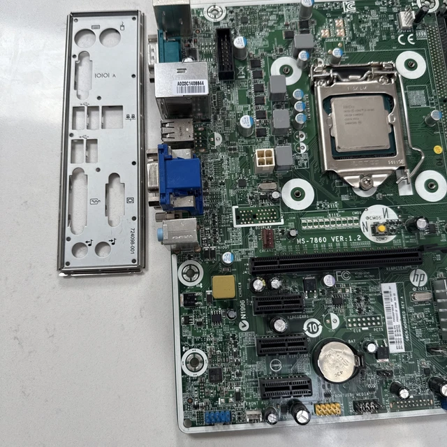 MS-7860 HP PRODESK 400 G1 LGA 1150 Motherboard With IO Plate incl Core ...
