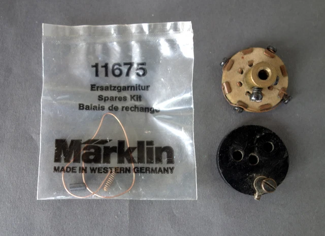 MÄRKLIN METALL KOLLEKTOR mit Bürstenbrücke+ Ersatzgarnitur 11675 EUR 12 ...