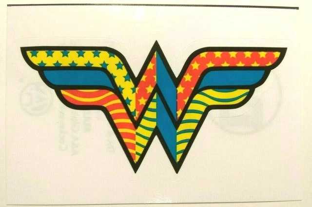 WONDER WOMAN OFFICIAL DC Comics Sticker Logo Series 2 Vending Decal £3. ...