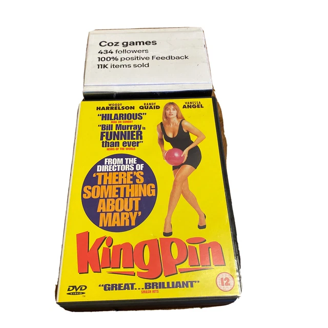 KINGPIN WOODY HARRELSON Randy Quaid (DVD) Region 2 Comedy Bowling Movie ...