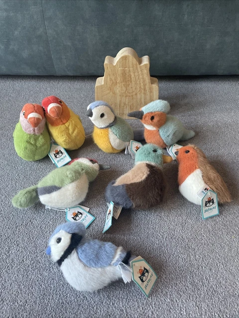 JELLYCAT BIRDING BUNDLE. All New With Paper Tags And Bum Tags. Rare And ...