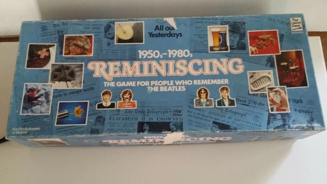 ORIGINAL REMINISCING BOARD GAME 1950-1980. Complete $12.00 - PicClick AU