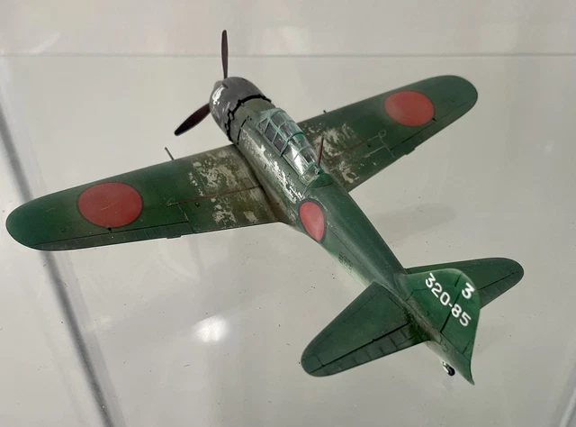 1/72 SCALE BUILT And Painted For Display WW2 Model Mitsubishi A6M5 Zero ...