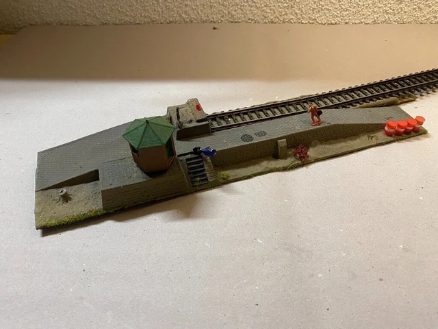MODELLEISENBAHN H0 - Entladebahnhof Diorama für Eisenbahn #LK2 EUR 6,50 - PicClick DE